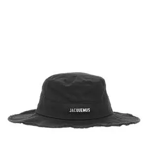 Jacquemus Le Bob Artichaut Cotton Gabardine Bucket Hat - Black