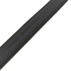 Saint Laurent Detail Leather Belt - Black