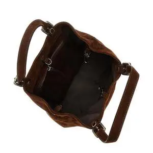 AUTENTICA 504 Galatea' Suede Leather Small Bag