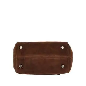 AUTENTICA 504 Galatea' Suede Leather Small Bag
