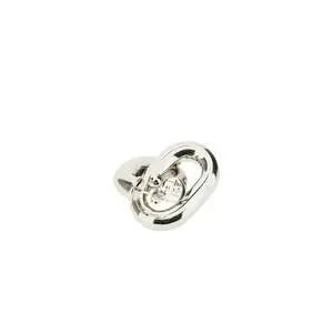 Rabanne Double Xl Link Earrings - Silver