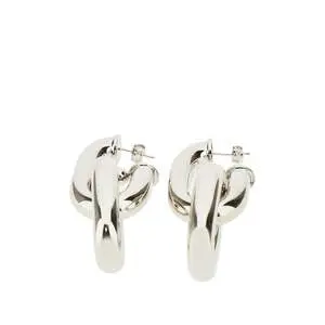 Rabanne Double Xl Link Earrings - Silver