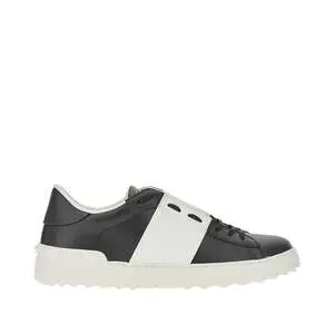Valentino Garavani Open" Leather Sneakers With Studded Heel