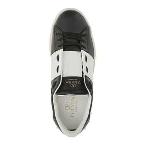 Valentino Garavani Open" Leather Sneakers With Studded Heel