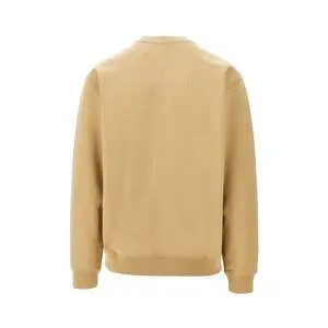 Jacquemus Fleece-back Cotton Jersey Crewneck Sweatshirt With Grosgrain Logo Label