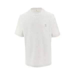 Brunello Cucinelli Logo Embroidery T-shirt