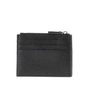 Valentino Garavani Rockstud' Grained Leather Coin Purse - Black