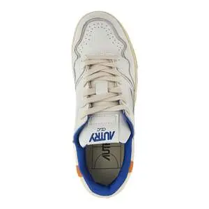 AUTRY Clc Low Top Leather Sneakers With Suede Details