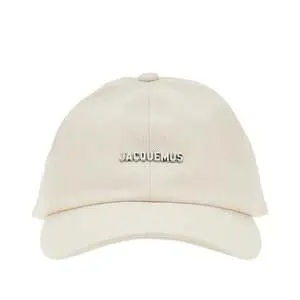 Jacquemus La Casquette Gadjo Cotton Gabardine Baseball Cap - White