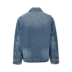 Carhartt Work In Progress Padded Denim Detroit Jacket - Blue