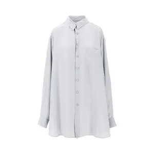 MAISON MARGIELA Oversized Viscose Poplin Shirt