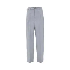 LEMAIRE Lemiare Wool-blend Belted Tailored Straight-leg Pants