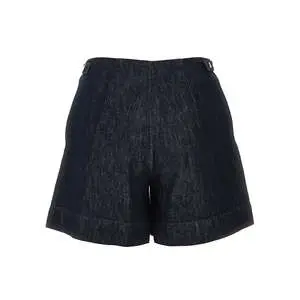 Emporio Armani Wide Leg Denim Shorts