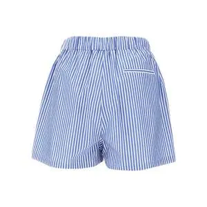 MSGM Striped Poplin Shorts