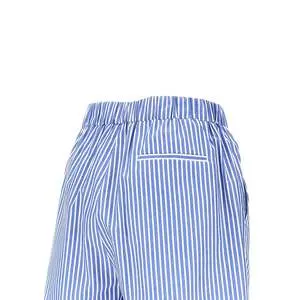 MSGM Striped Poplin Shorts