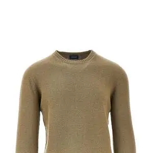 DRUMOHR Chenille-effect Cotton Crewneck Sweater - Green