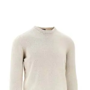 DRUMOHR Chenille-effect Cotton Crewneck Sweater - Beige