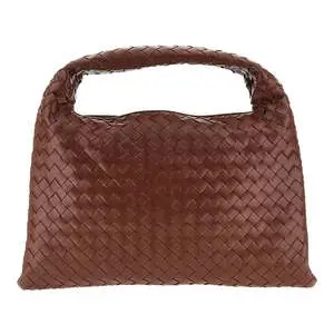 Bottega Veneta Small Hop Leather Bag - Brown