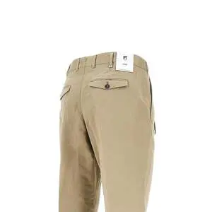 PT TORINO Cotton And Linen Rebel Fit Tapered Leg Pants