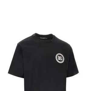 Dolce & Gabbana Logo Patch T-shirt - Black