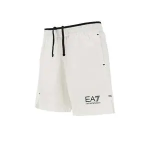 EA7 Technical Fabric Shorts With Logo Print