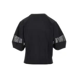Emporio Armani Supima Cotton T-shirt With Mesh Inserts