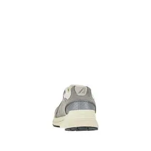 AUTRY Hyperway Suede Leather And Mesh Lace-up Sneakers - Grey