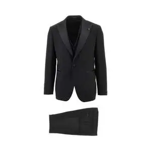 Tagliatore Peak Lapel Tuxedos For Men
