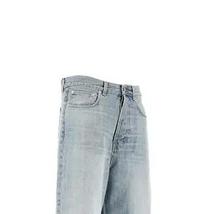 HAIKURE Celestial Wash Wide Leg Denim Pants - Blue