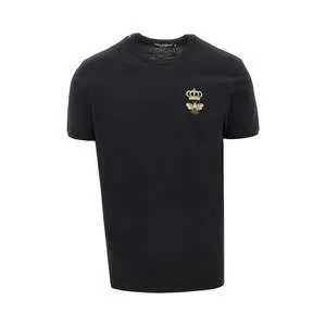 Dolce & Gabbana Bee And Crown Embroidery T-shirt - Black