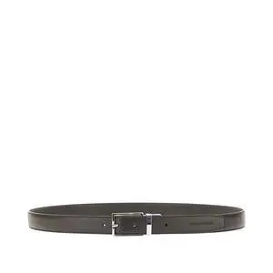 Emporio Armani Leather Reversible Belt - Brown