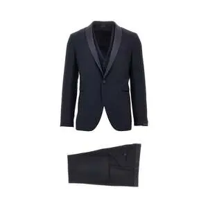 Tagliatore Peak Lapel Tuxedos For Men