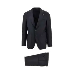 Tagliatore Super 110's Wool Tailored Suit - Blue