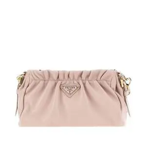 Prada Gathered Nappa Leather Bag