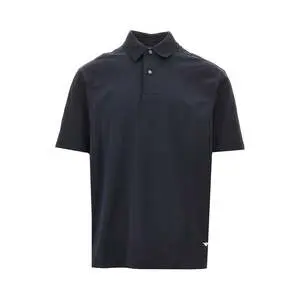 Emporio Armani Cotton Jerey Polo Hirt - Blue