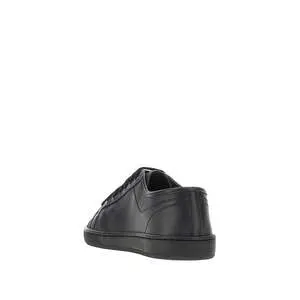 Saint Laurent Smooth Leather Lace-up Sneakers