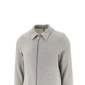 Emporio Armani Waffle Jersey Zip Jacket