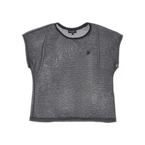Emporio Armani Icon Collection Striped Knitted Top - Blue