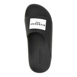 Givenchy Rubber Mules With Contrast Label