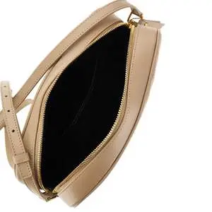 Saint Laurent Quilted Leather Lou Camera Bag - Beige