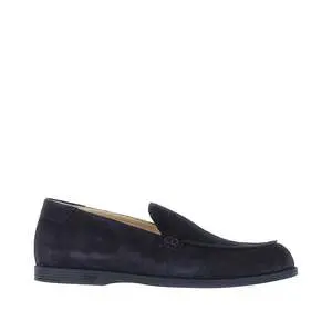 Emporio Armani Suede Leather Loafers - Blue
