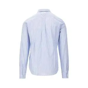 Prada Triped Cotton Hirt - Blue