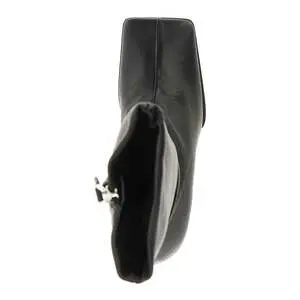 Alaïa Soft Square Leather Ankle Boots
