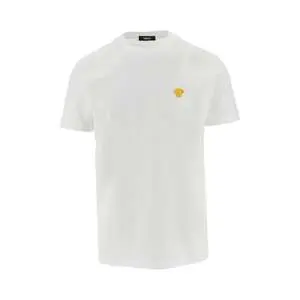 Versace Medua Embroidery T-hirt - White