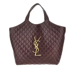 Saint Laurent Quilted Nappa Leather Icare Maxi Tote Bag