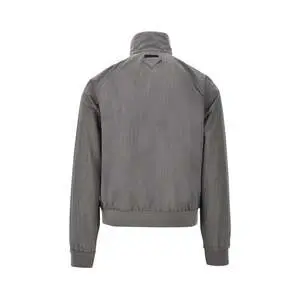 Prada Mélange Wool Zip-up Bomber Jacket