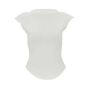 Alaïa Jersey Top With Cap Sleeves