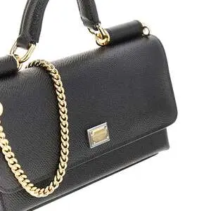 Dolce & Gabbana Dauphine Print Leather Mini Bag