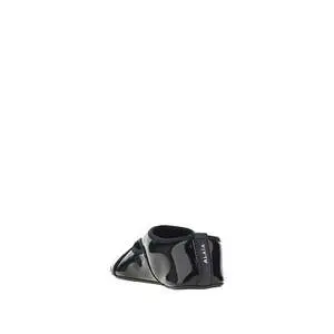 Alaïa Patent Leather Flex Slippers - Black