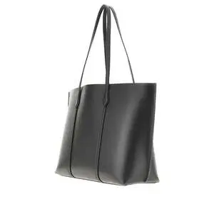 Tory Burch Perry Grained Leather Shopping Bag - Black